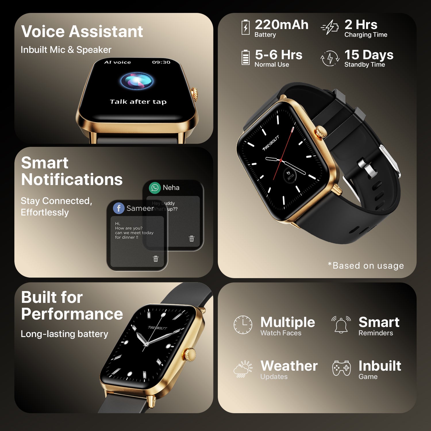 Ninja Call Pro Plus BT Calling Smartwatch | 46.48mm (1.83 inch) Display ...