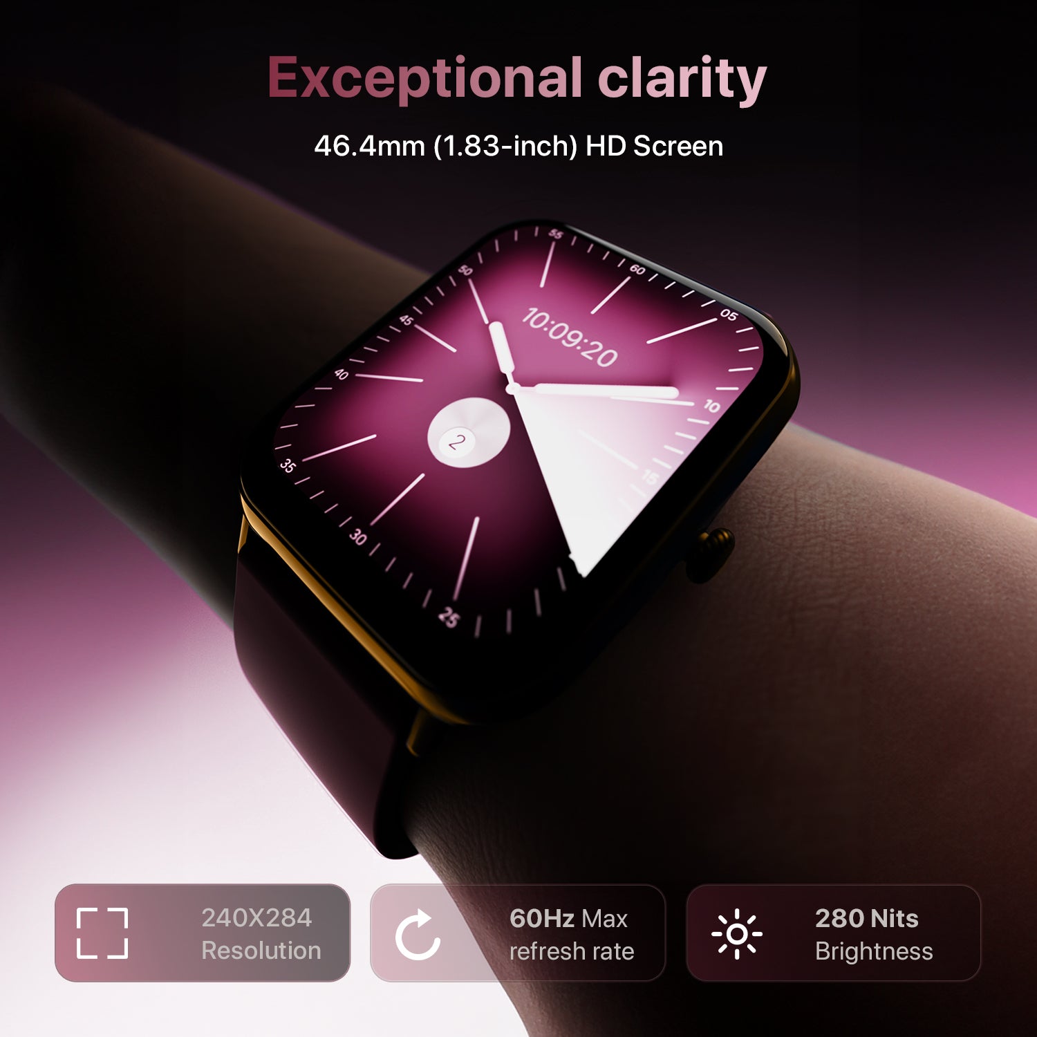 Ninja Call Pro Plus BT Calling Smartwatch | 46.48mm (1.83 inch) Display ...