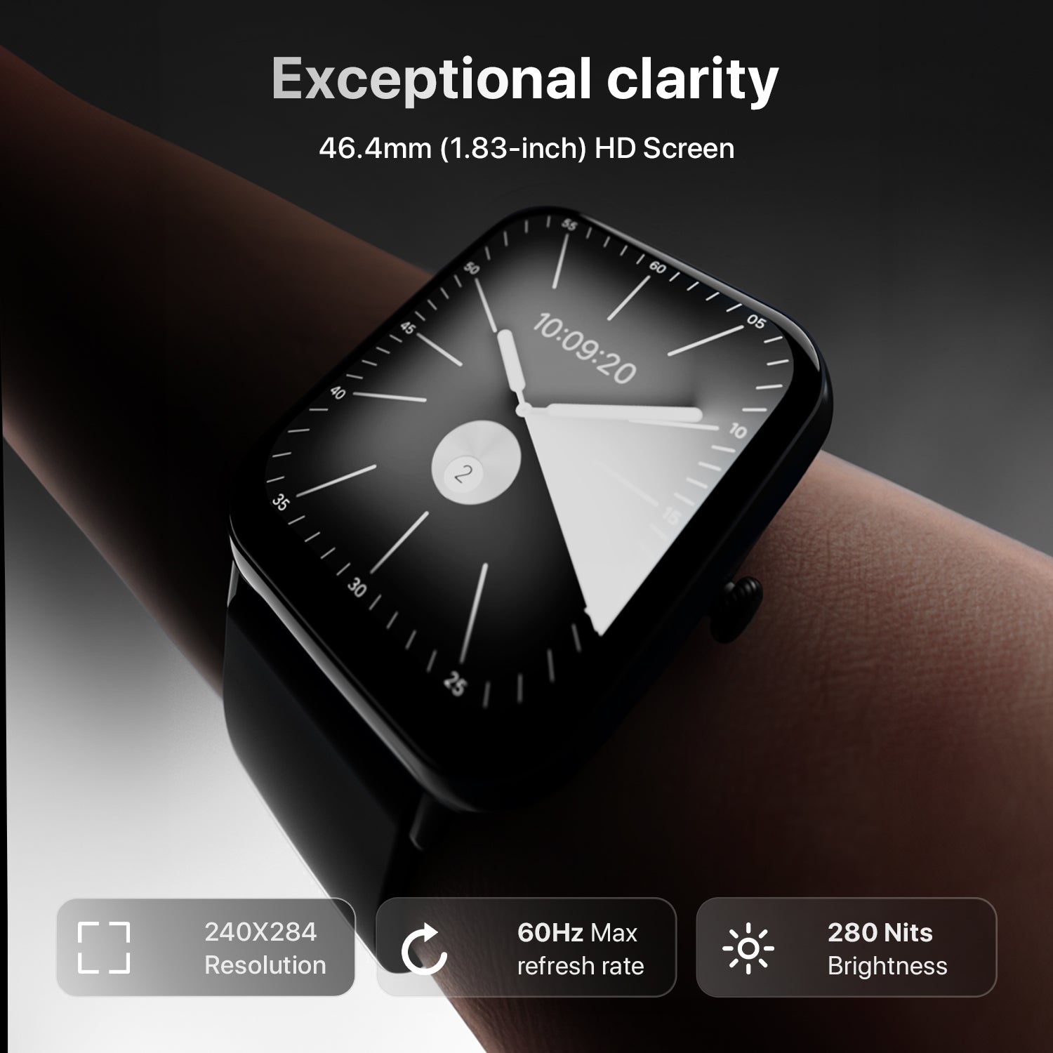 Ninja Call Pro Plus BT Calling Smartwatch | 46.48mm (1.83 inch) Display ...