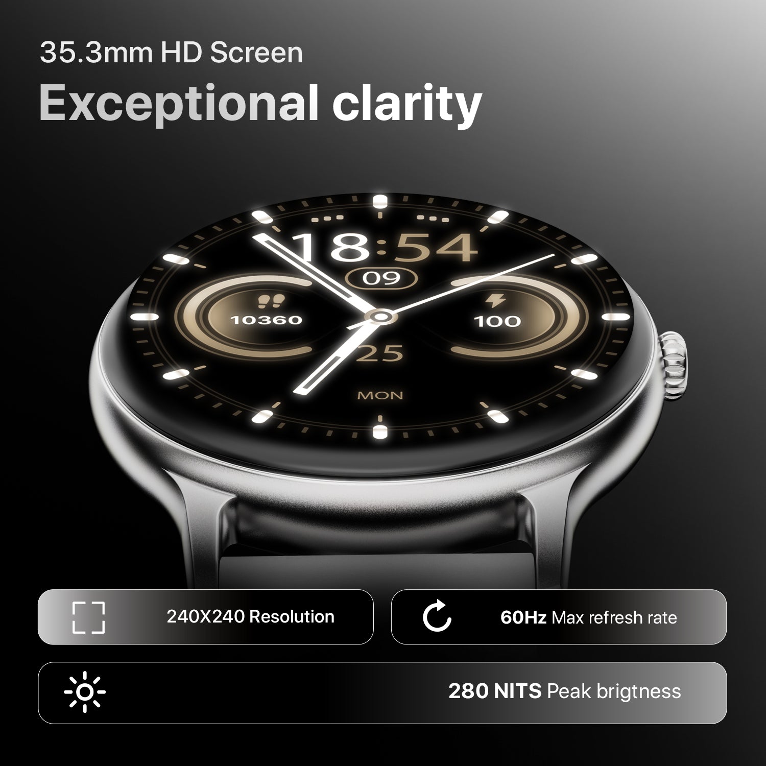 Fire-Boltt Phoenix Pro a 35mm (1.39 inch) Display & BT Calling Smartwatch