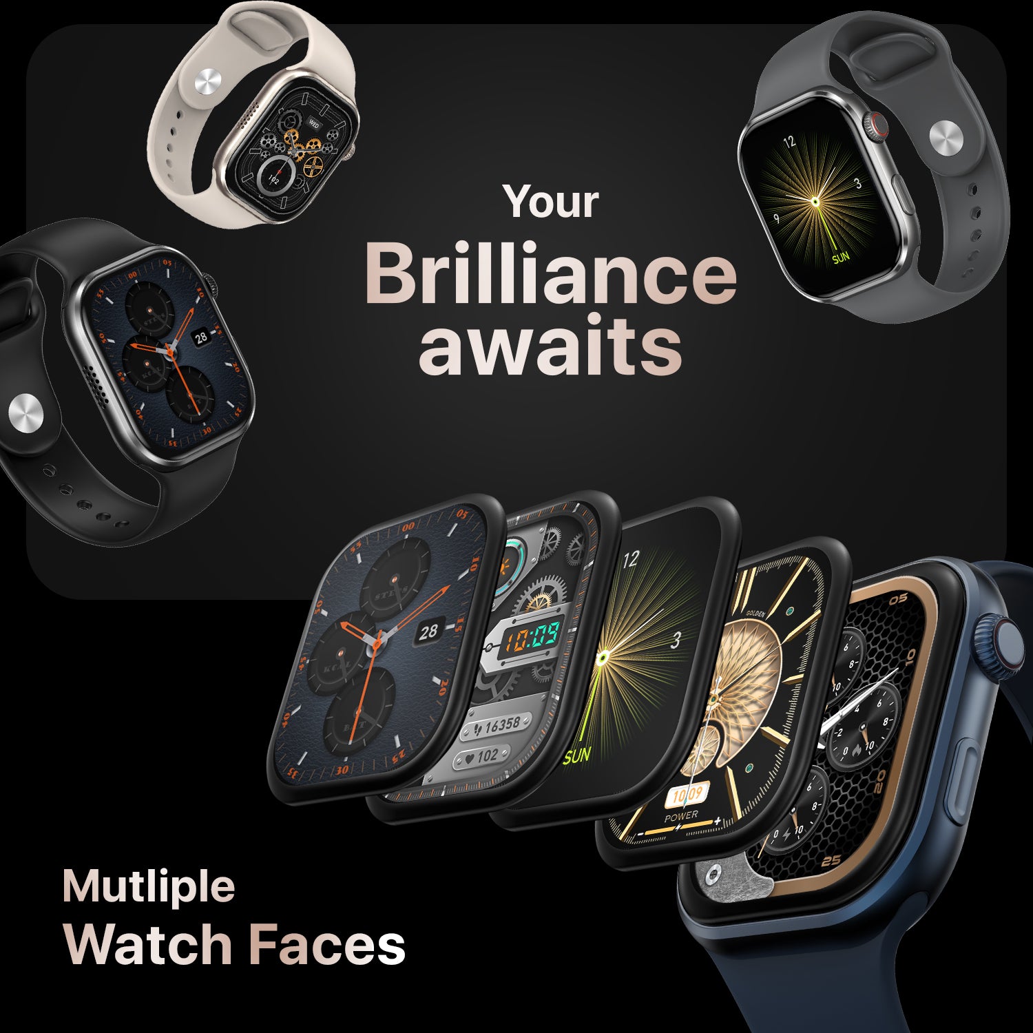 Brillia with a 51.3mm always-on 700 NITS AMOLED | BT Calling – Fire-Boltt