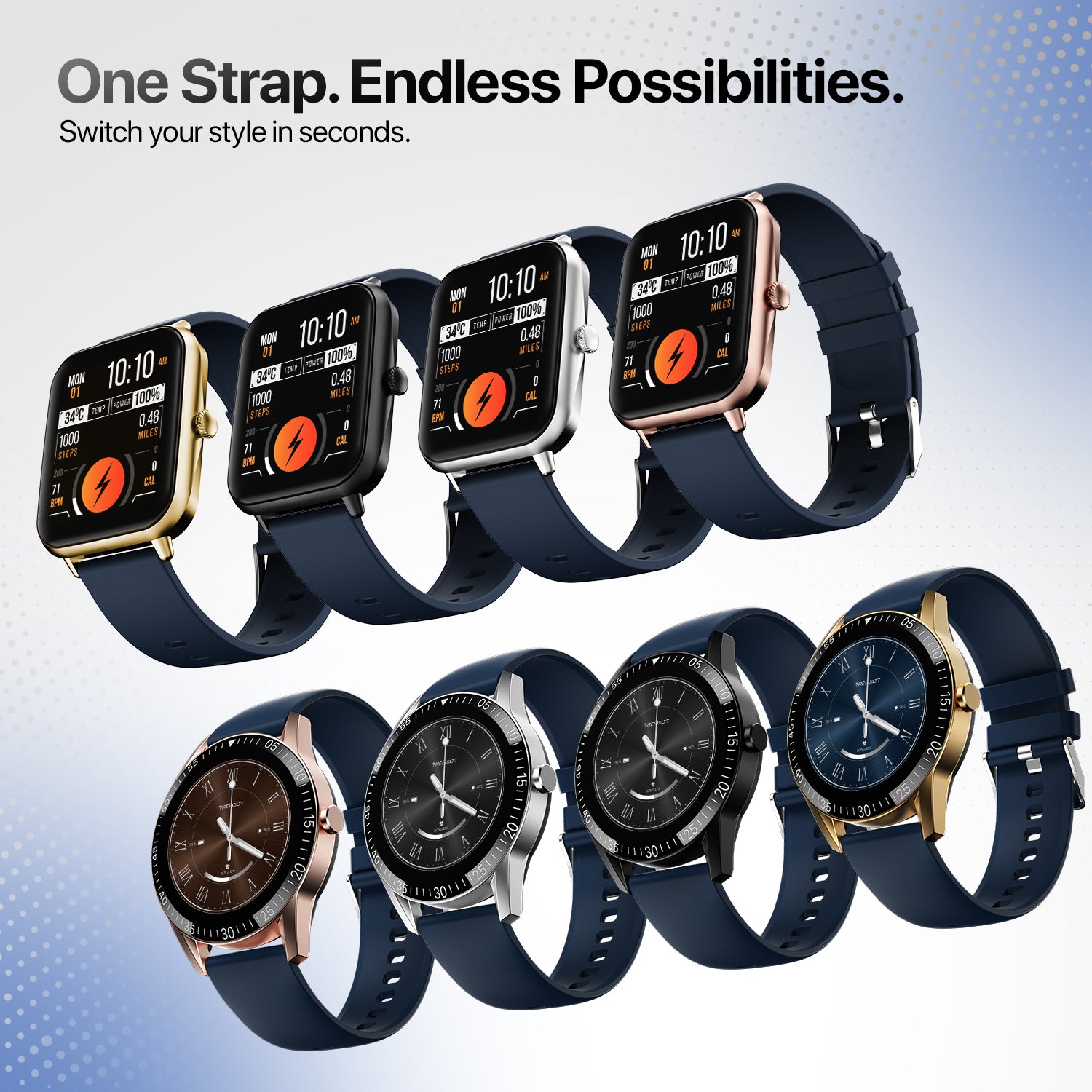ActiveFlex Silicone Straps 22m – Fire-Boltt