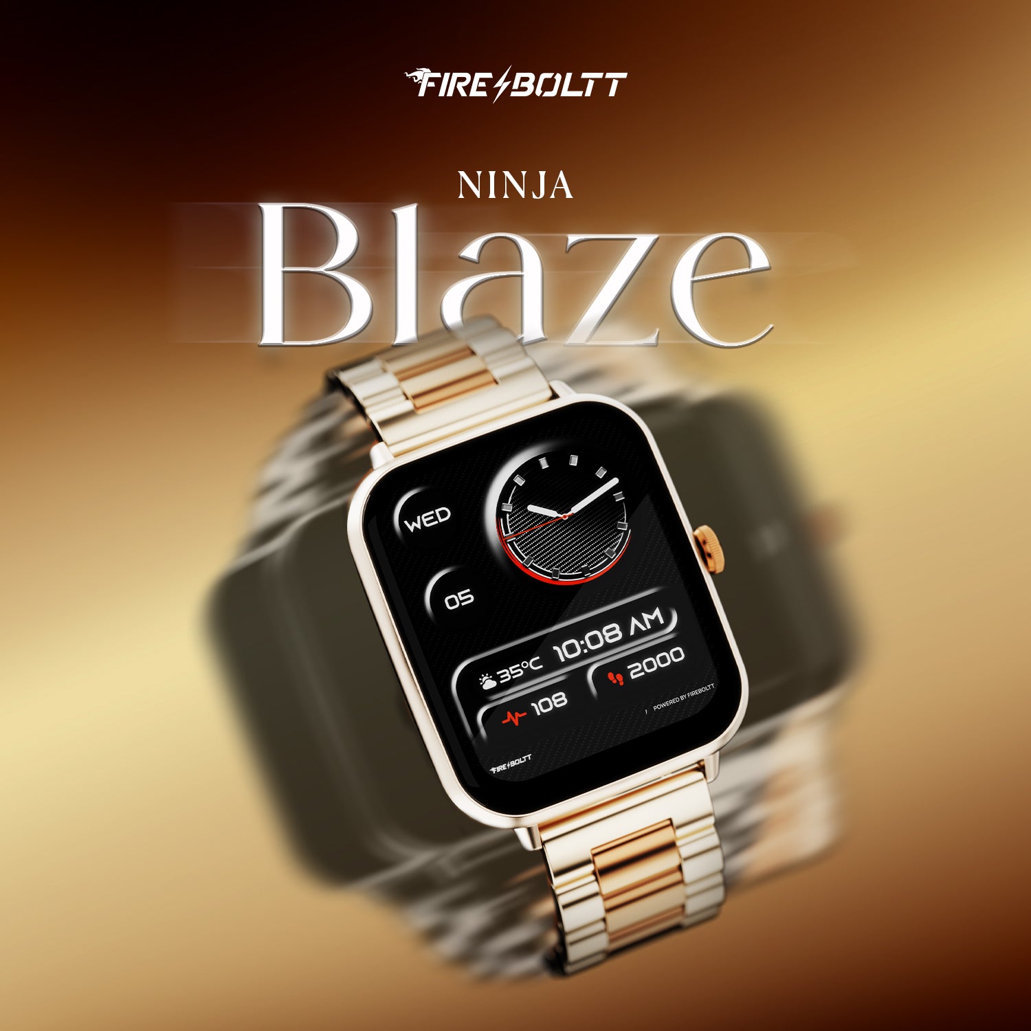 Ninja Blaze with a 51mm (1.83 inch) Display and BT Calling – Fire-Boltt