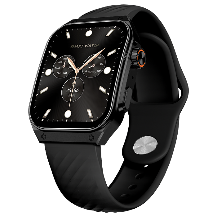 Arc with a 49.8mm AMOLED always-on curved display, BT Call – Fire-Boltt