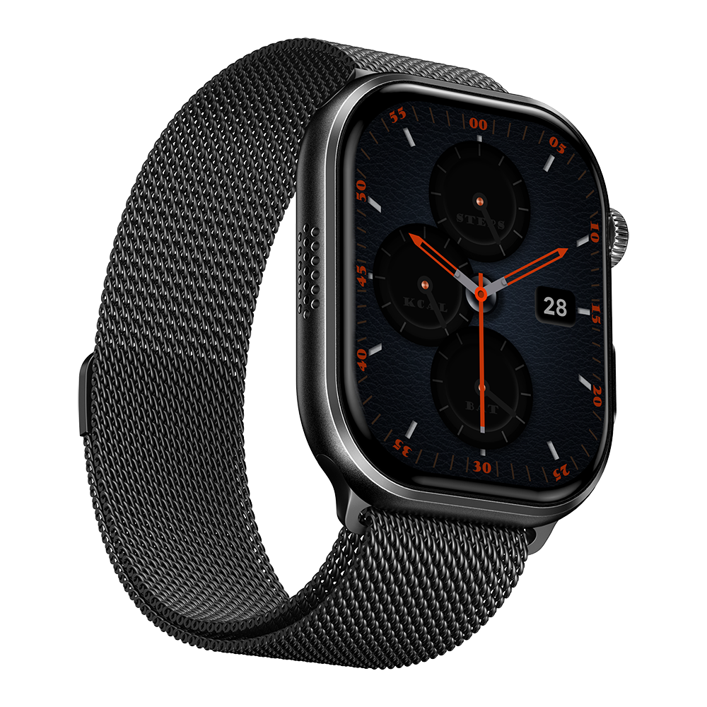 Brillia Pro Smartwatch | AMOLED Display, Bluetooth Calling & Multiple ...