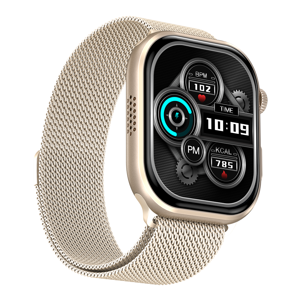 Brillia Pro Smartwatch | AMOLED Display, Bluetooth Calling & Multiple ...