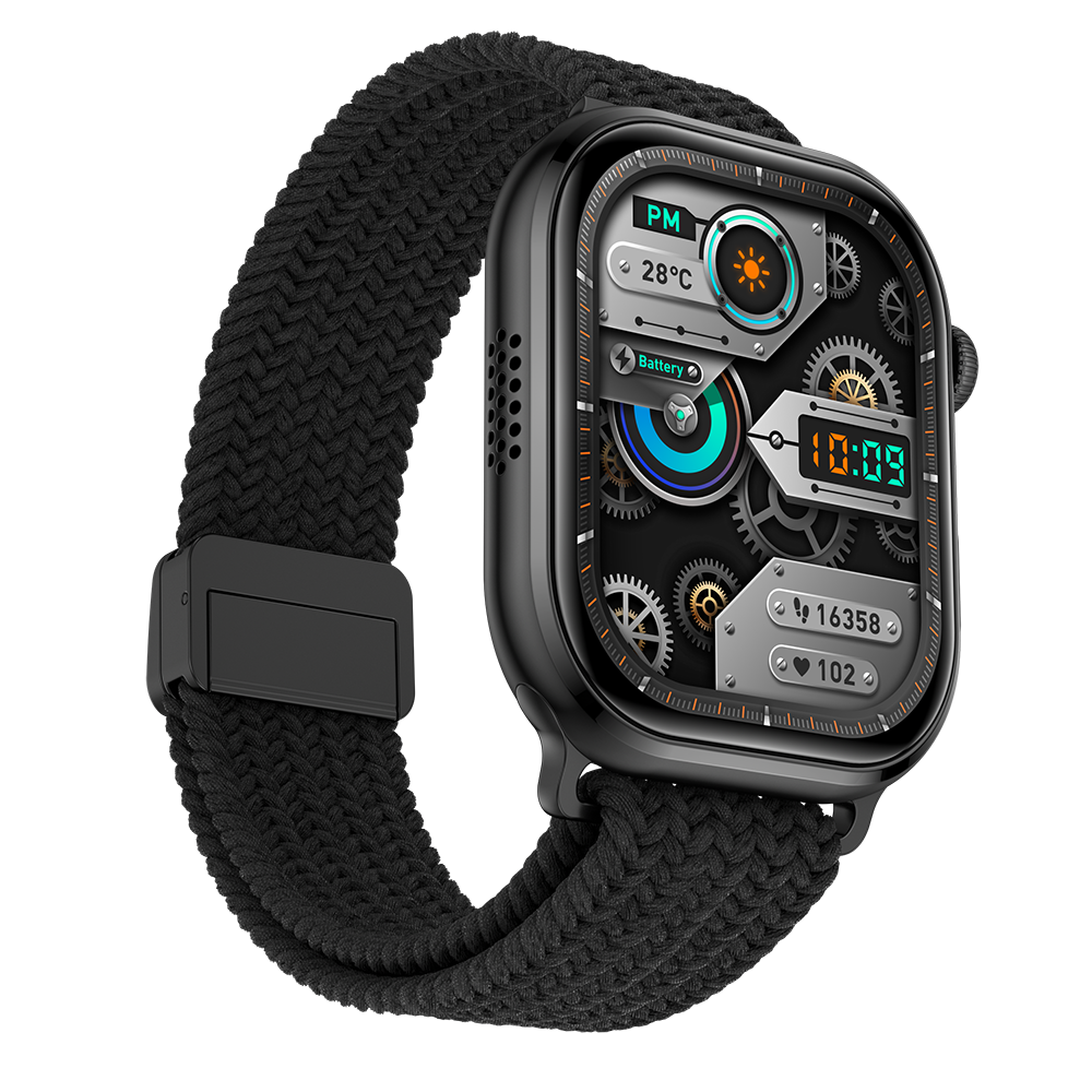 Brillia Pro Smartwatch | AMOLED Display, Bluetooth Calling & Multiple ...