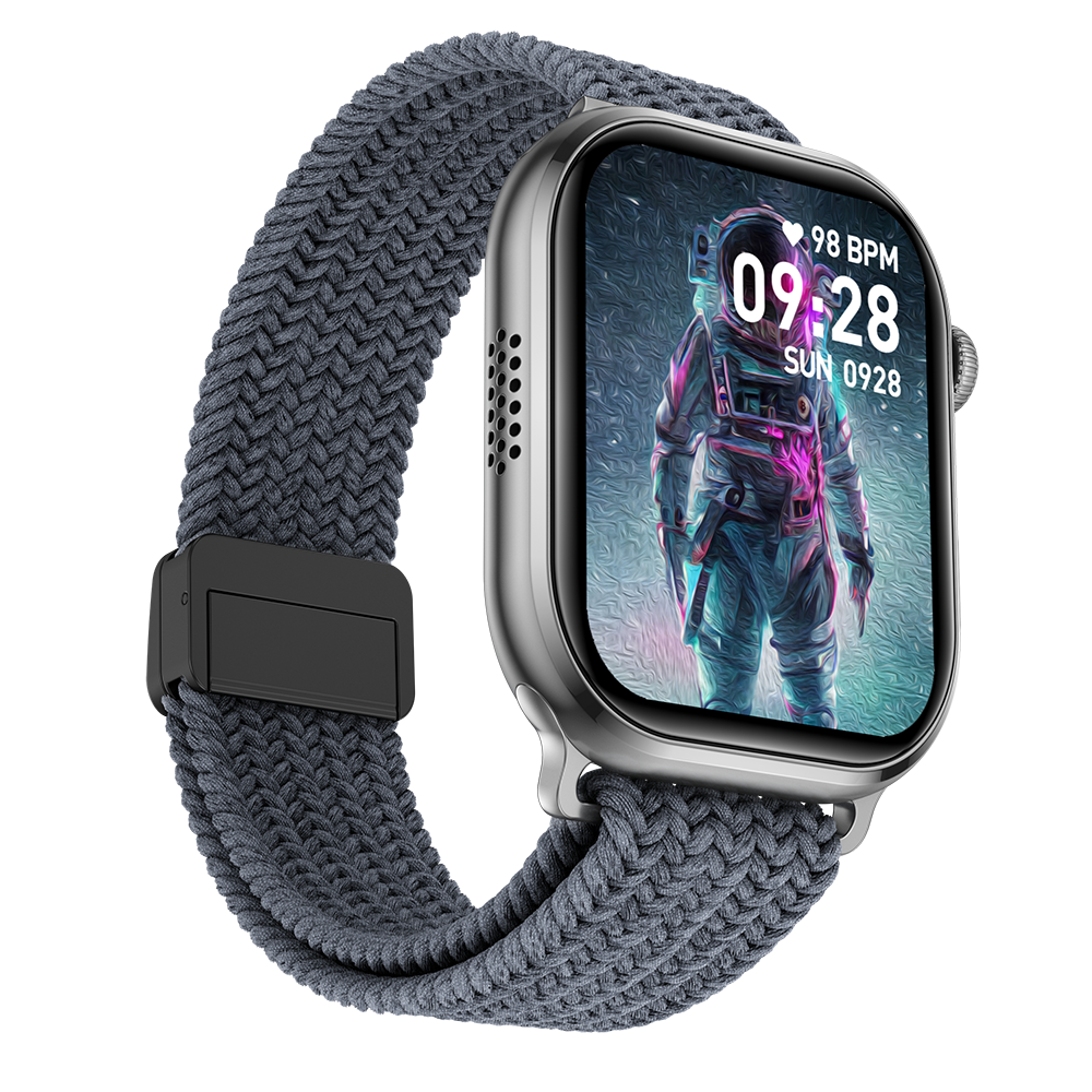 Brillia Pro Smartwatch | AMOLED Display, Bluetooth Calling & Multiple ...