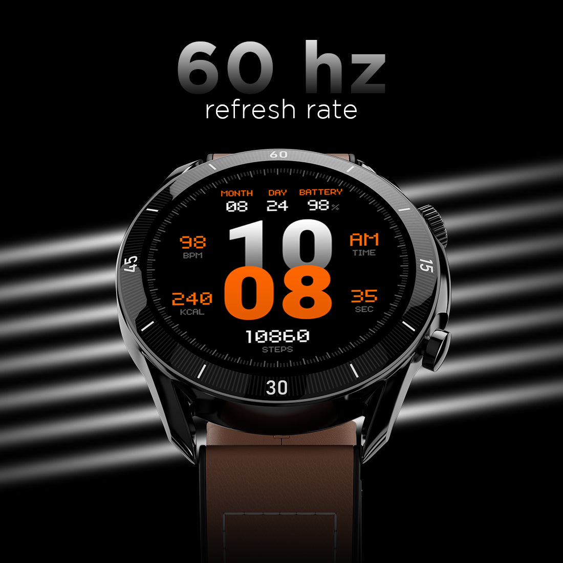 Fire-Boltt Legacy 36.3mm Amoled Display, Steel Body & BT Calling