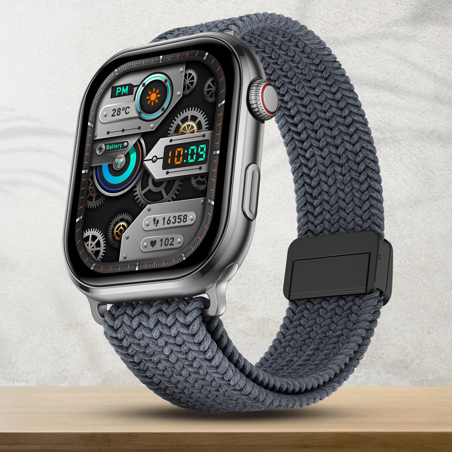 Brillia Pro Smartwatch | AMOLED Display, Bluetooth Calling & Multiple ...