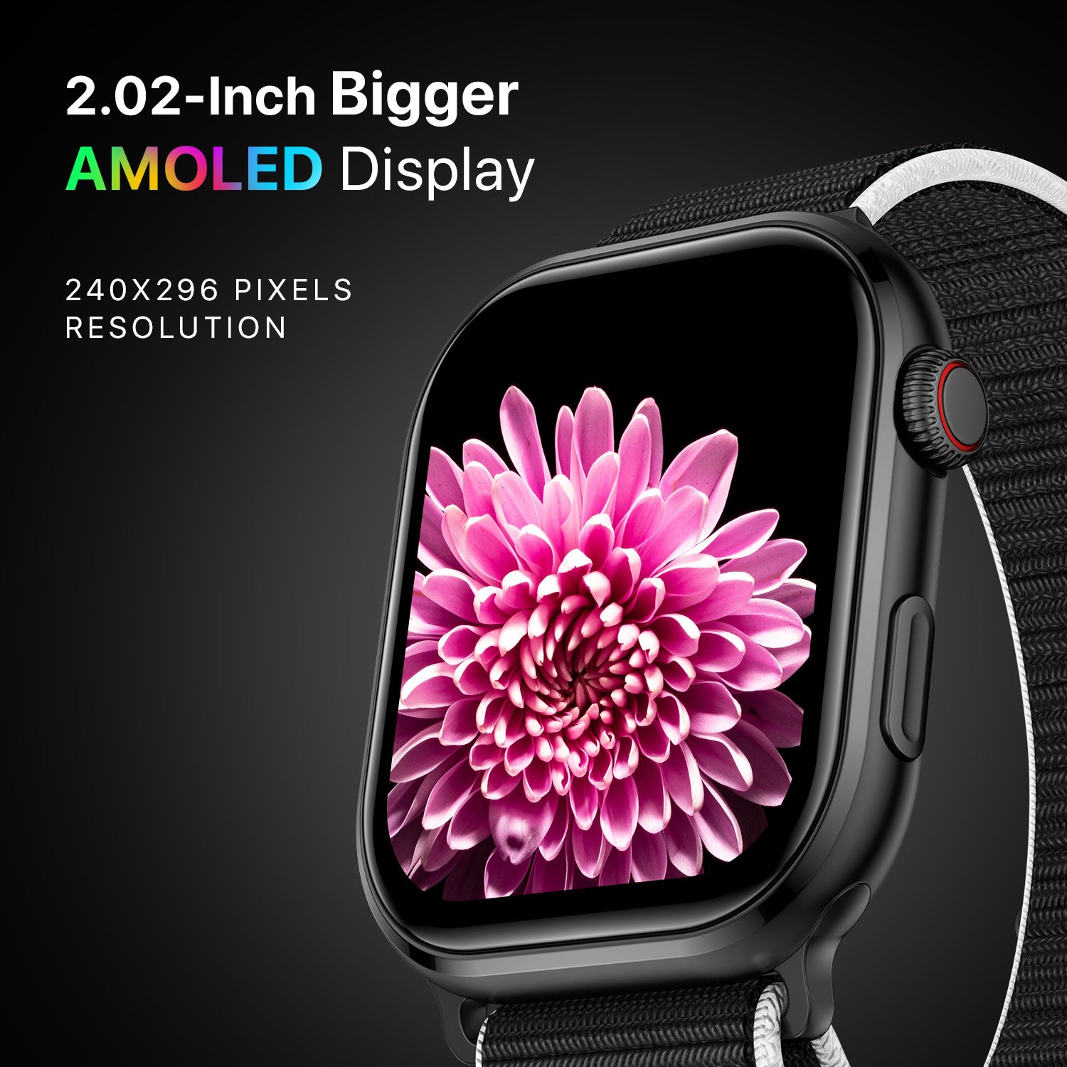 Brillia Pro Smartwatch | AMOLED Display, Bluetooth Calling & Multiple ...