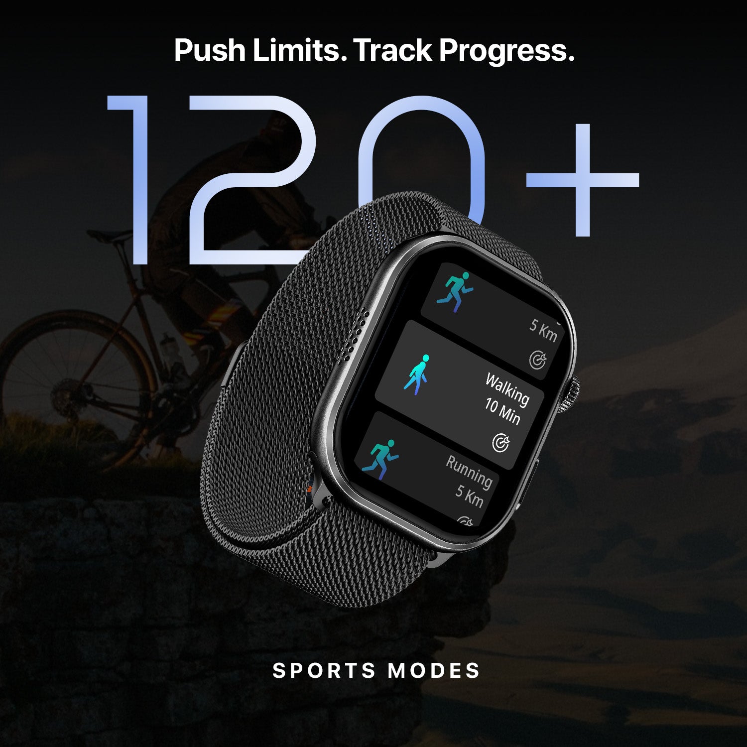Brillia Pro Smartwatch | AMOLED Display, Bluetooth Calling & Multiple ...