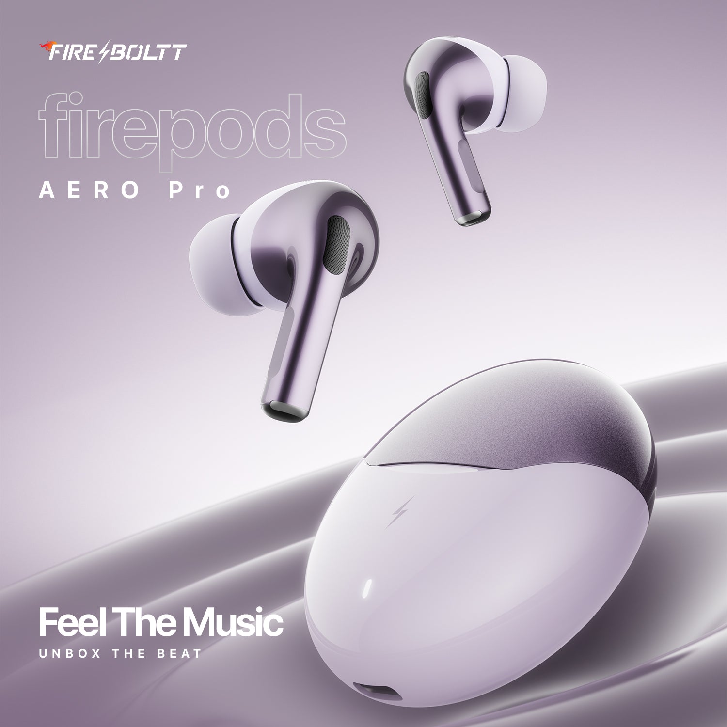 FirePods Aero Pro TWS - Lilac – Fire-Boltt